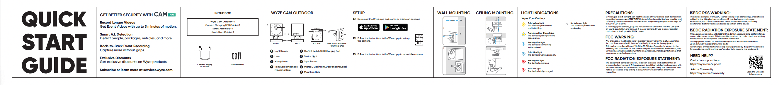 Wyze Cam Outdoor Quick Start Guide – Wyze