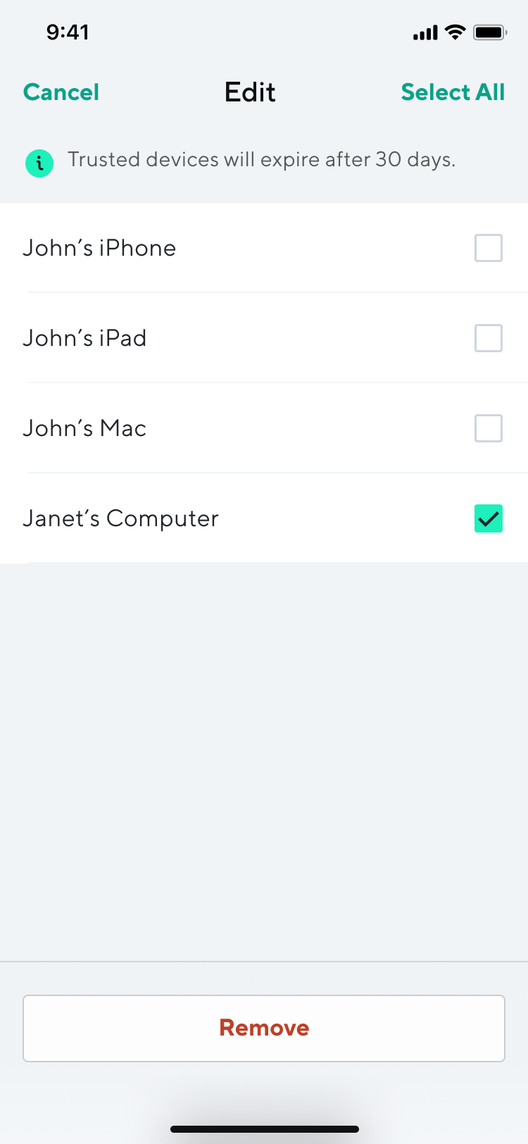 Managing your Trusted Devices – Wyze