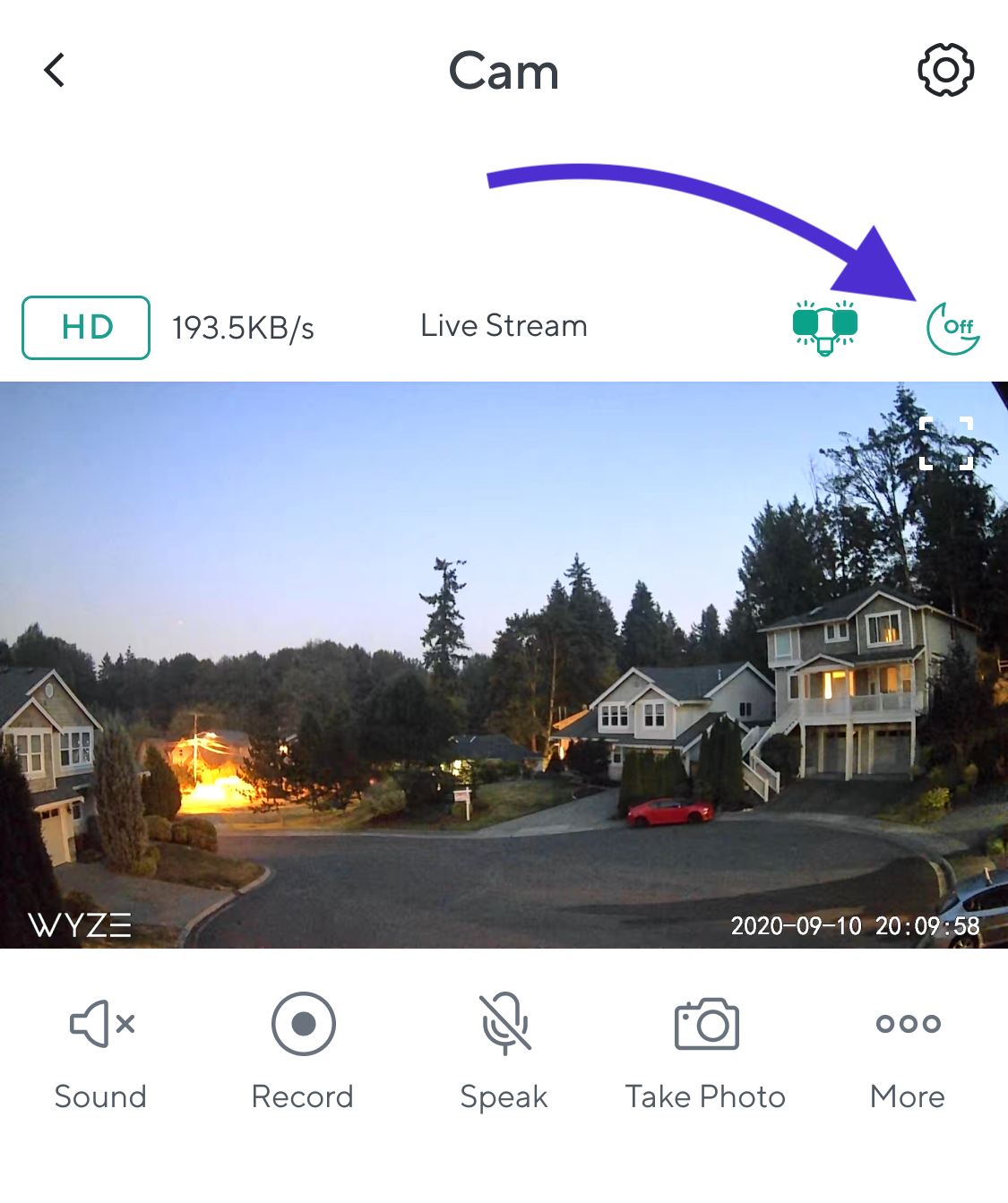 How do I use Night Vision in the Wyze app? – Wyze