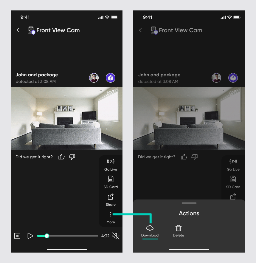 Navigating the Events tab – Wyze